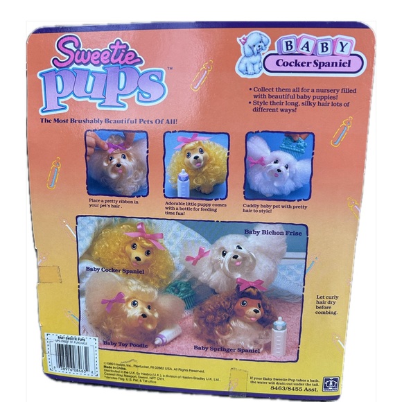 Hasbro | Toys | Vintage 989 Hasbro Sweetie Pups Baby Cocker Spaniel New ...